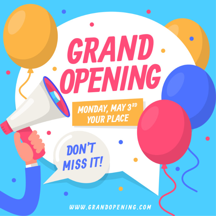 GRAND OPENING Template | PosterMyWall