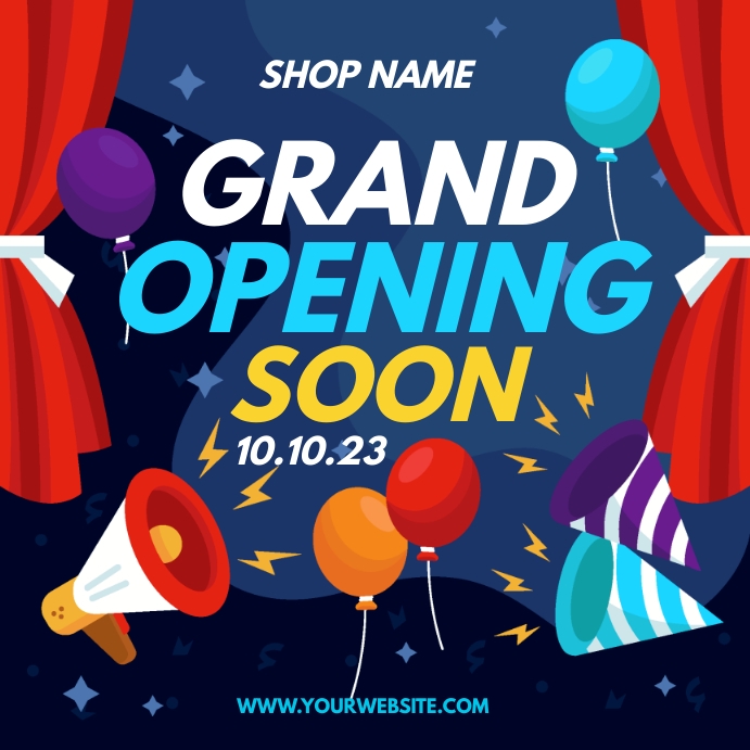 Grand Opening Template | PosterMyWall