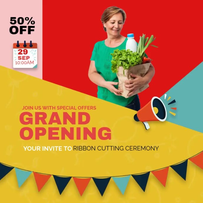 Grand Opening Template | PosterMyWall