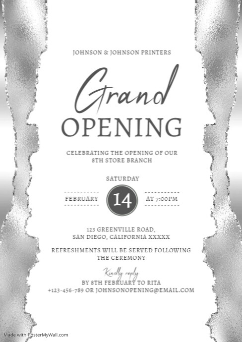 Grand Opening Template | PosterMyWall