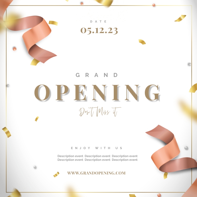 Copy of GRAND OPENING | PosterMyWall