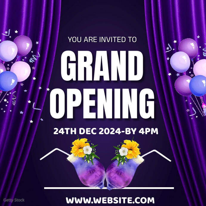 Grand opening design template flyer | PosterMyWall