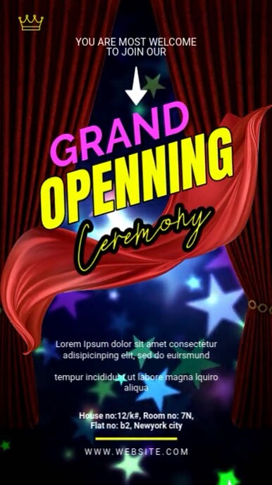 Grand Opening Digital Display Template | PosterMyWall