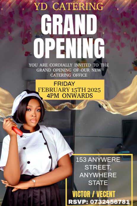 Copy of Grand opening flyer | PosterMyWall