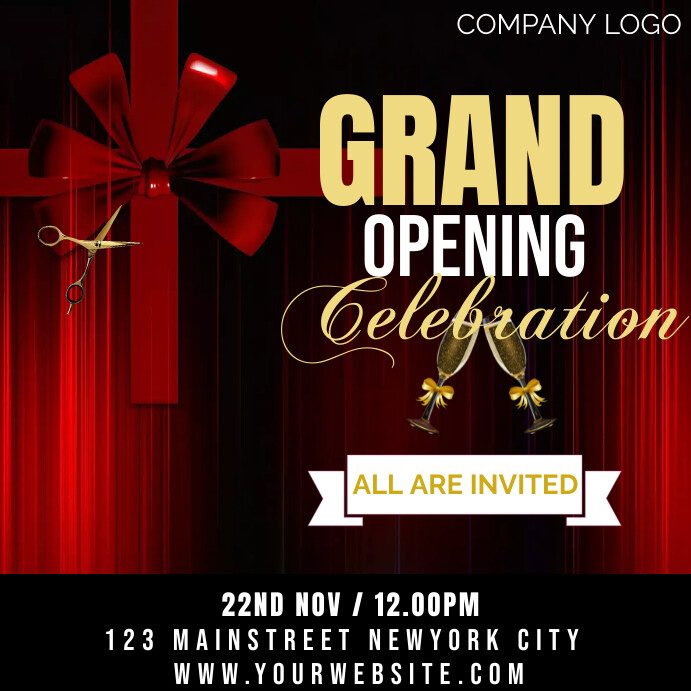 Grand opening flyer design Templat | PosterMyWall