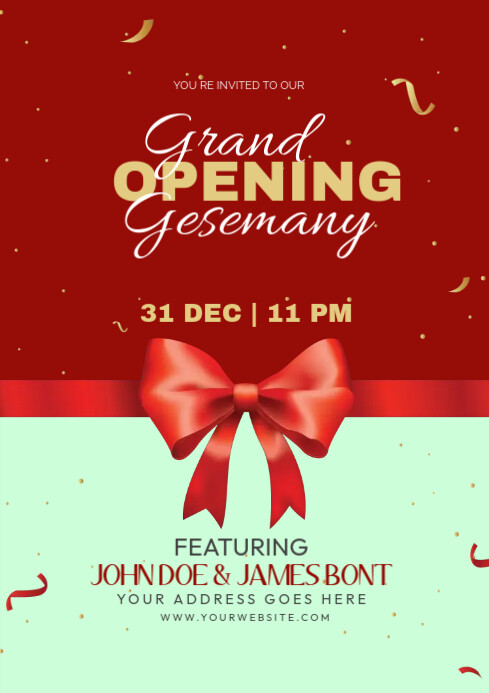Grand opening flyer design Template | PosterMyWall