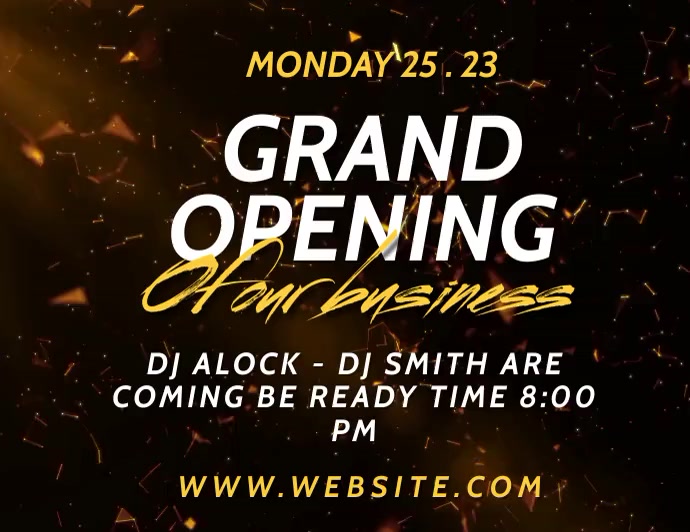 grand opening flyer Templat | PosterMyWall