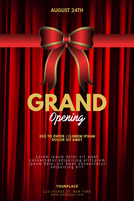 Grand Opening Flyer Template | PosterMyWall