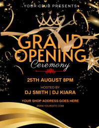 Grand opening flyer templates | PosterMyWall