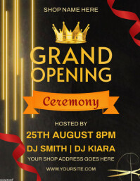Grand opening flyer templates | PosterMyWall