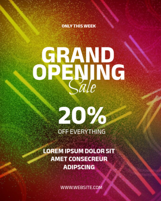 grand opening grand opening flyer Template | PosterMyWall