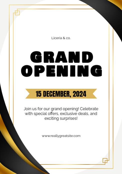 GRAND OPENING IG POST Template | PosterMyWall