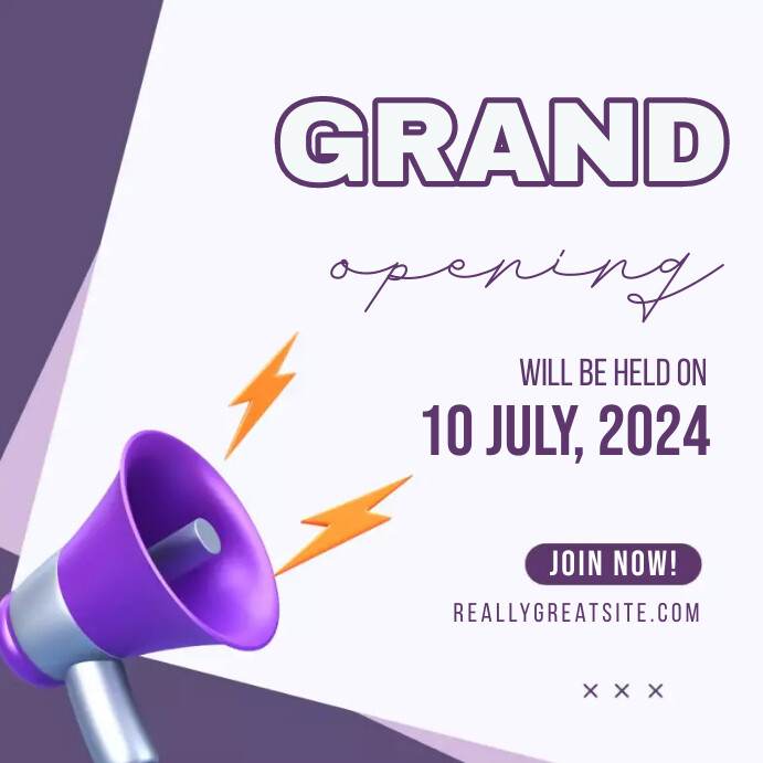 Copy of Grand Opening Instagram Post | PosterMyWall