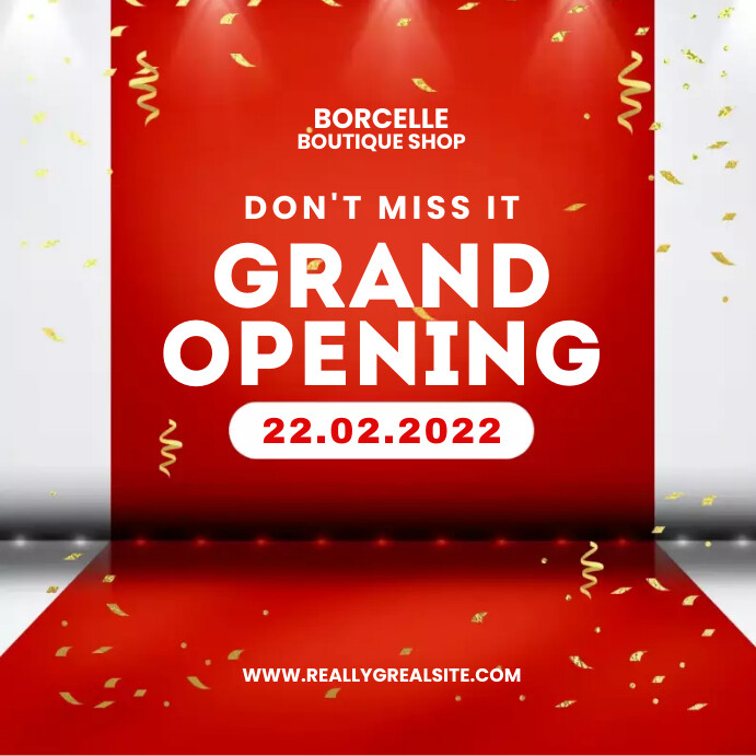 Grand Opening Instagram Post Template | PosterMyWall