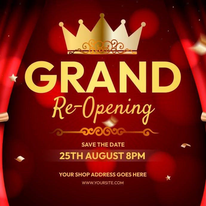 Grand Opening Instagram Post Template | PosterMyWall