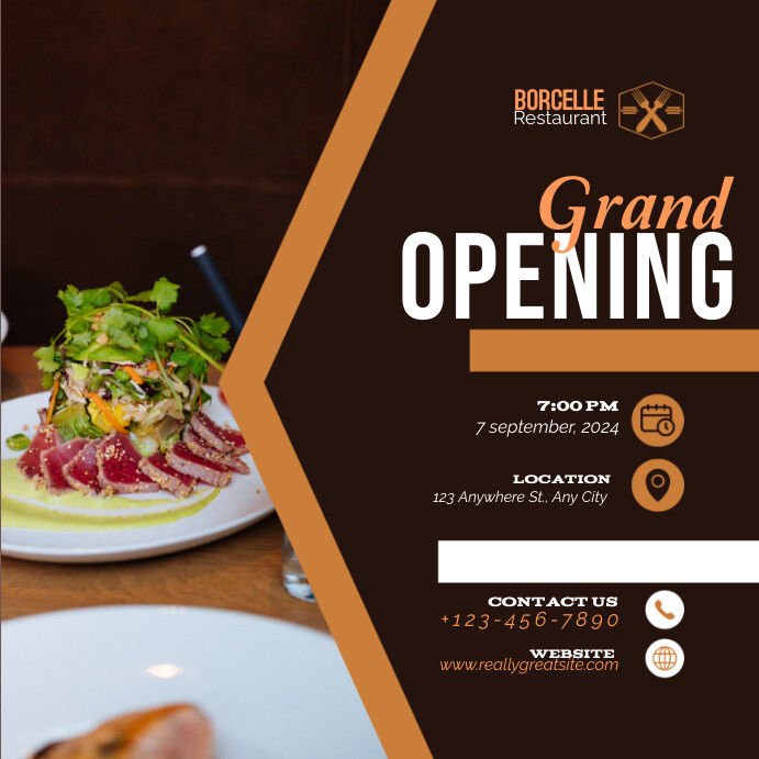 grand opening instagram post Template | PosterMyWall