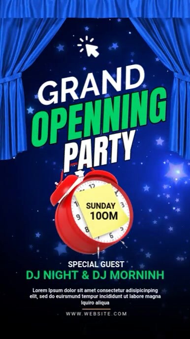 Grand Opening Instagram Reel Template | PosterMyWall