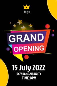GRAND OPENING POSTER Template | PosterMyWall