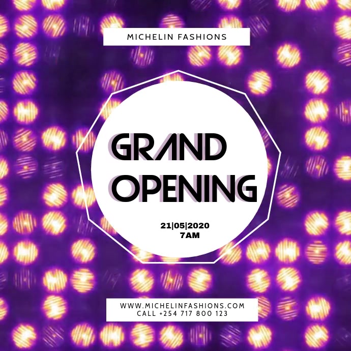 GRAND OPENING POSTER Template | PosterMyWall