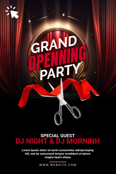 Plantilla de Grand Opening Poster | PosterMyWall