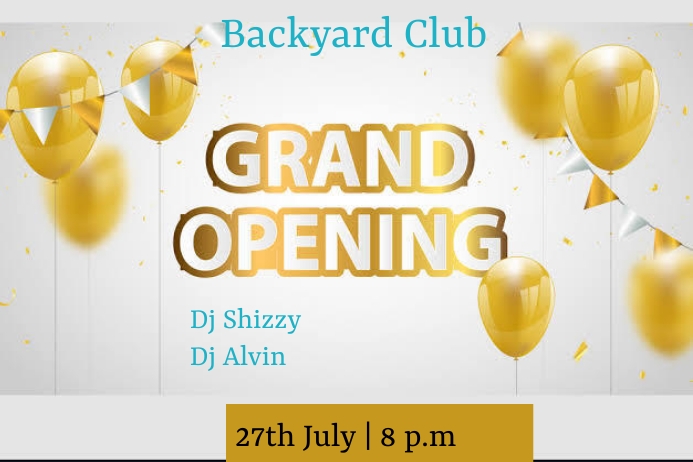 Grand opening poster Template | PosterMyWall