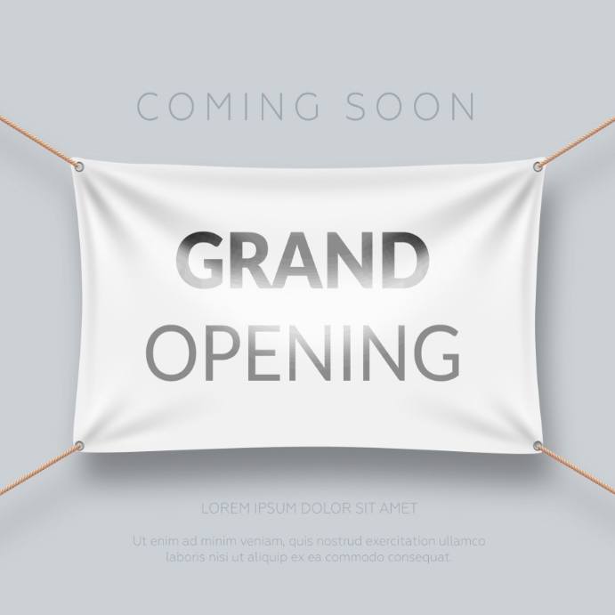 Grand opening poster design template | PosterMyWall