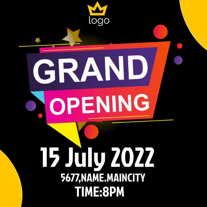 GRAND OPENING POSTER Template | PosterMyWall