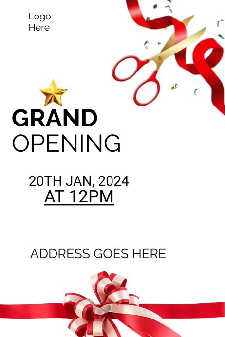 Grand opening poster template | PosterMyWall