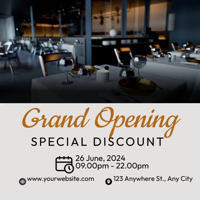 Copy of Grand Opening Special Discount | PosterMyWall