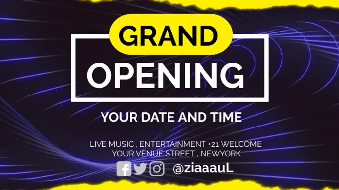 grand opening template | PosterMyWall