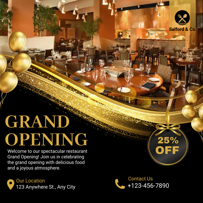 Grand opening template | PosterMyWall