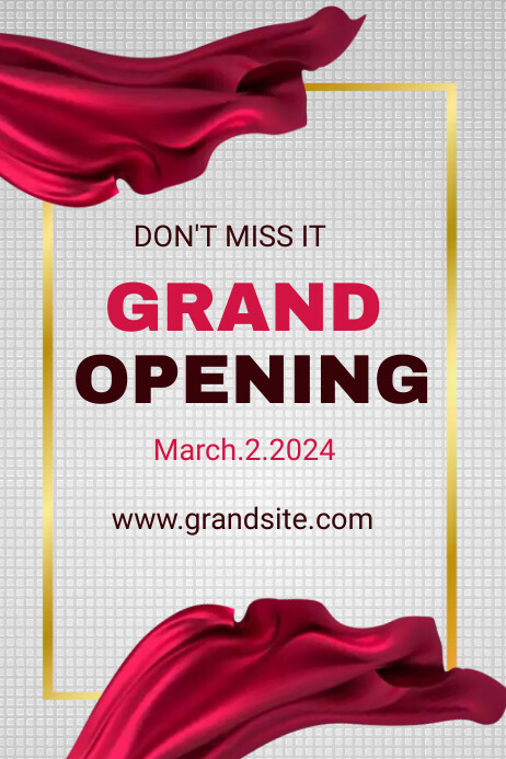 Grand opening template | PosterMyWall
