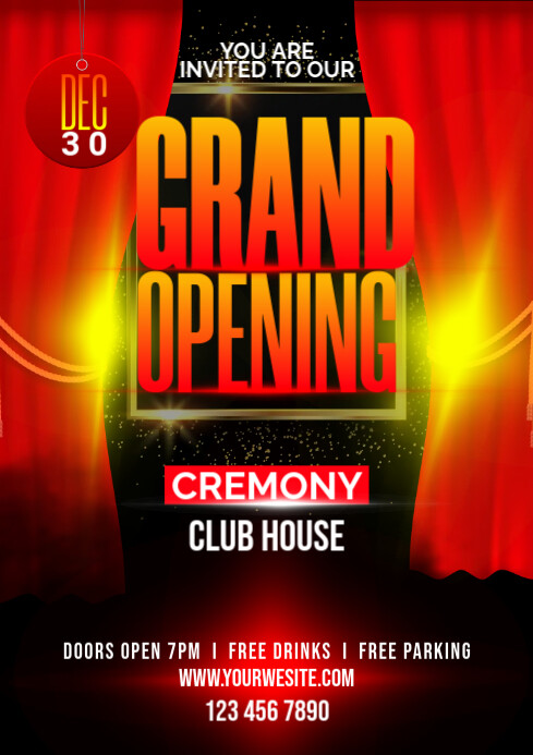 Grand Opening Template | PosterMyWall