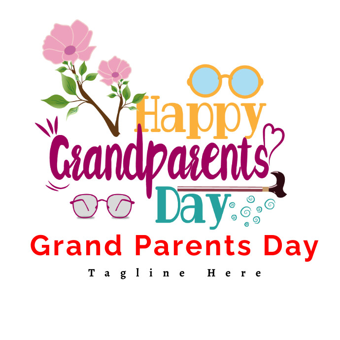 Grand Parents Day Logo Template | PosterMyWall