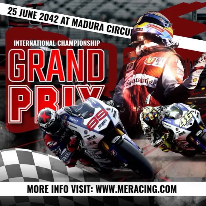 Grand Prix Video Ads Template | PosterMyWall