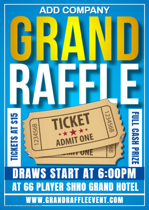 Copy of Grand raffle | PosterMyWall