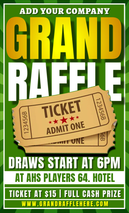 grand raffle Template | PosterMyWall