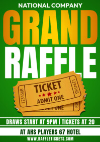 Grand Raffle Template | PosterMyWall
