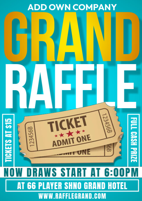 Copy of grand raffle | PosterMyWall