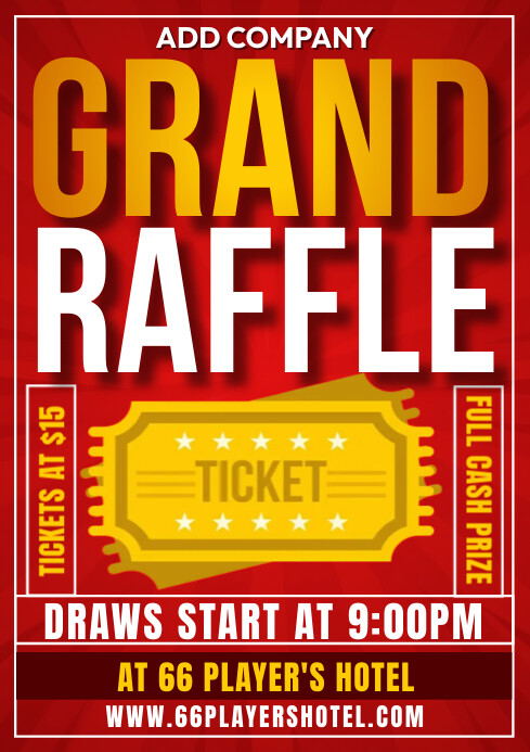 Copy of Grand raffle | PosterMyWall