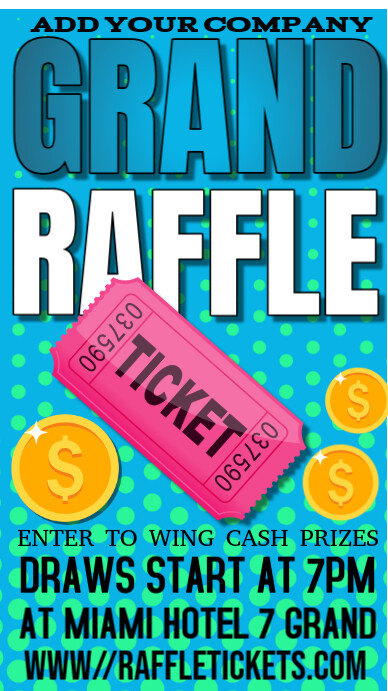 grand raffle draw Template | PosterMyWall