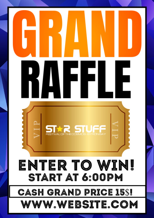 Grand Raffle Ticket Free Sale And Free Downloads A4 Template | PosterMyWall