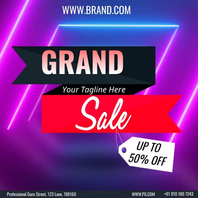 Copy of grand sale | PosterMyWall