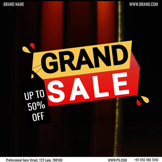 Grand sale Template | PosterMyWall