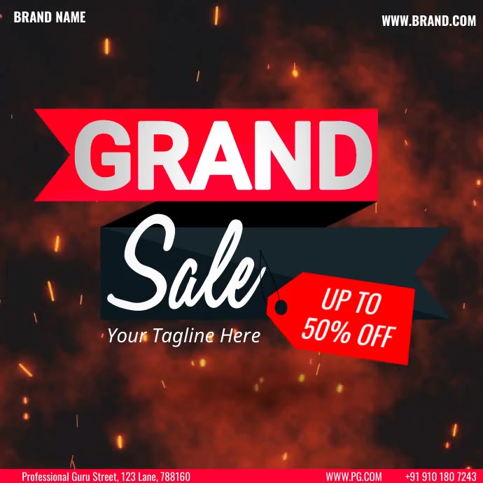 grand sale Template | PosterMyWall