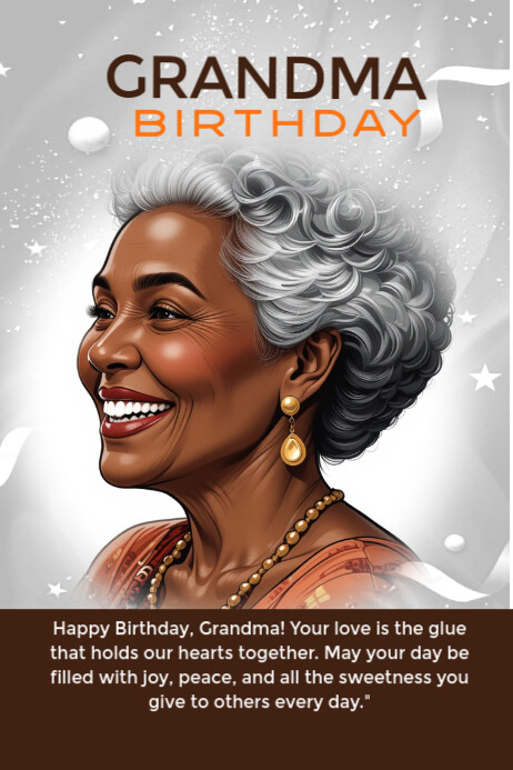 Grandma birthday Template | PosterMyWall