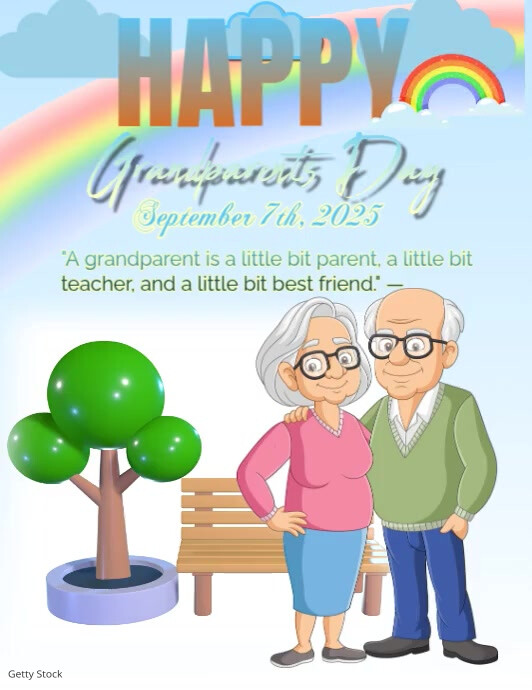 Grandparents Day Flyer Template | PosterMyWall