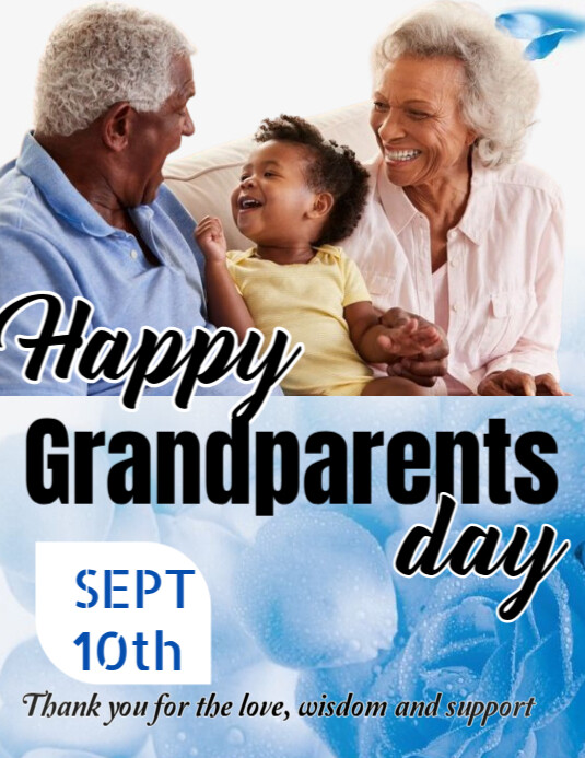 Grandparents day free editable template | PosterMyWall