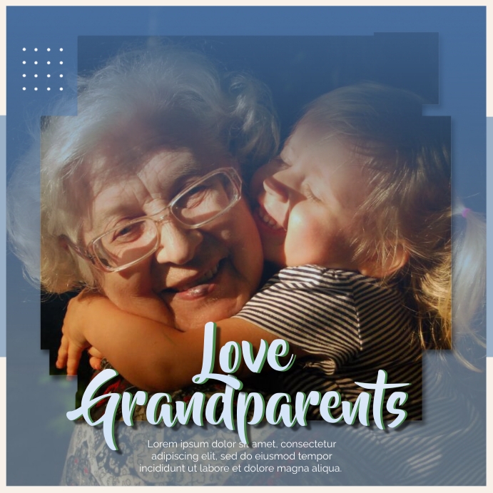 Grandparents Template | PosterMyWall
