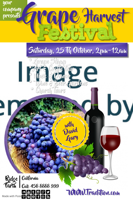 grape festival Template | PosterMyWall